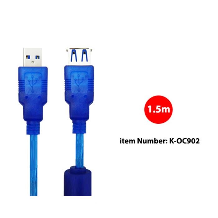 کابل افزایش طول USB3.0 کی نت مدل K-CUE30015 به طول 1.5 متر | دالاهو پلاس