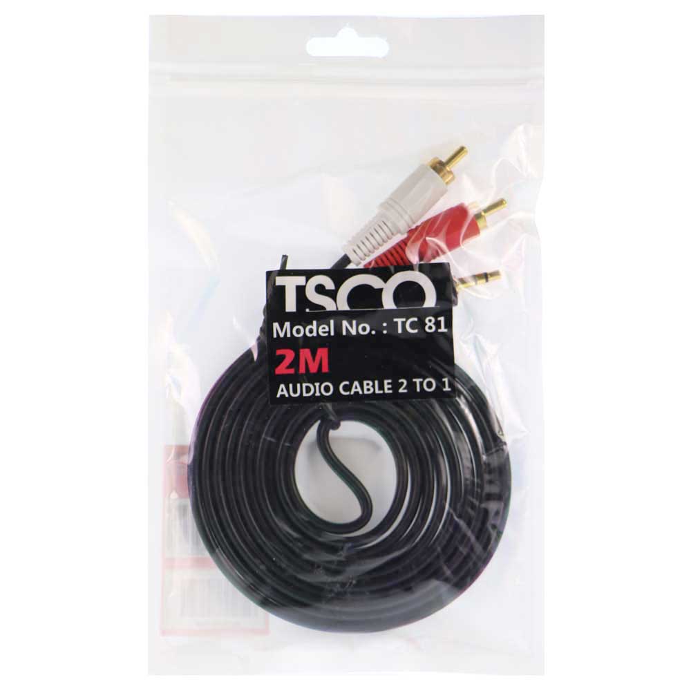 کابل صدا ۱ به ۲ صدا TSCO TC81 2m | دالاهو پلاس